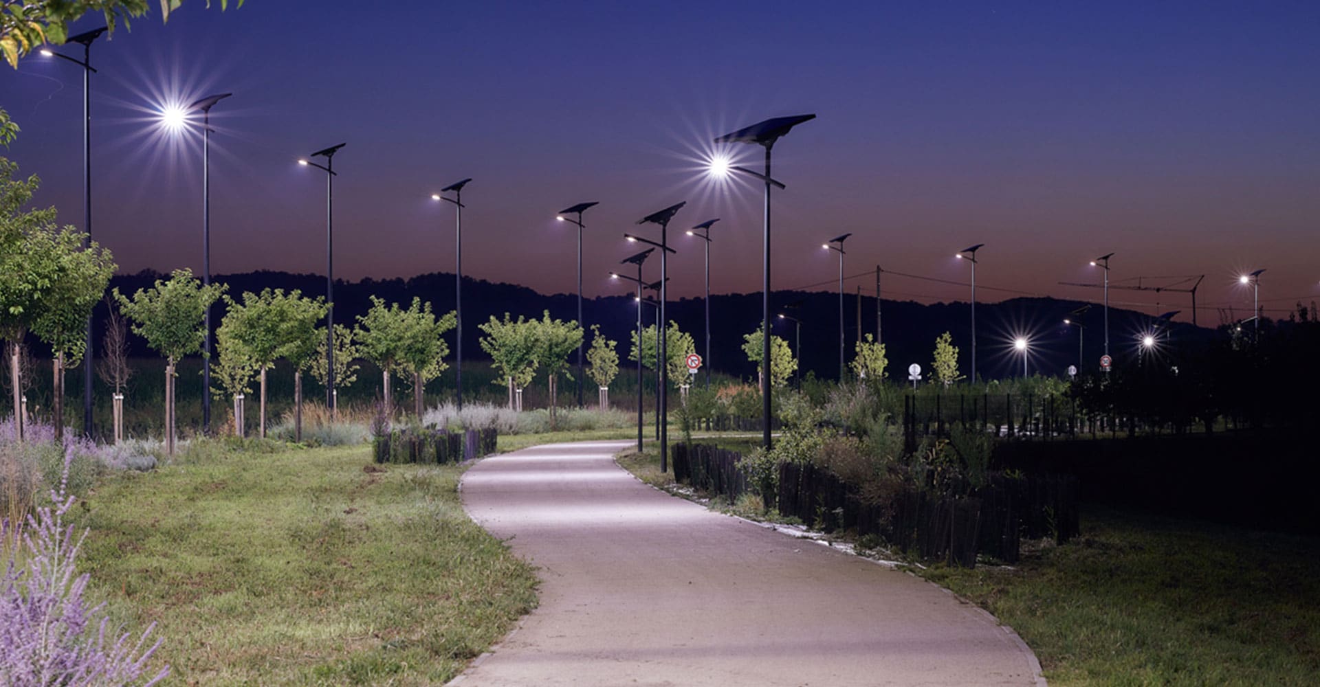 Advanced Park Solar Lighting | Commercial Solar Path Lights